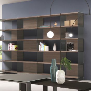 Librerie moderne: a parete, di design ed angolari (5)