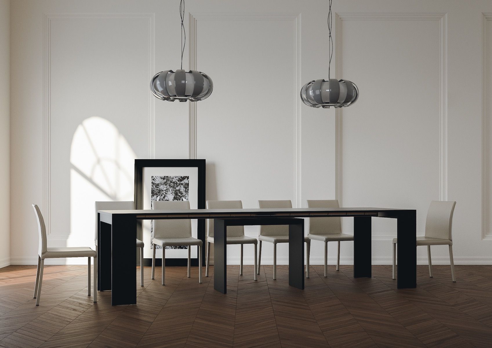 Tavolo consolle allungabile design moderno Barnaby