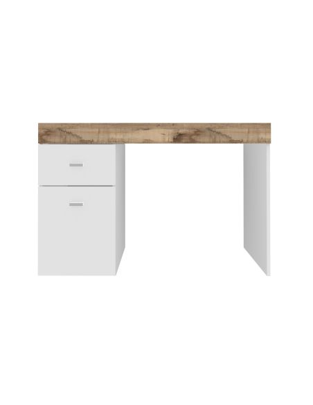 Scrivania salvaspazio con cassetto e anta Danny 100 Maple