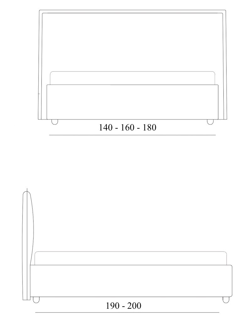 Misure letto matrimoniale | Guida completa per scegliere il letto ...